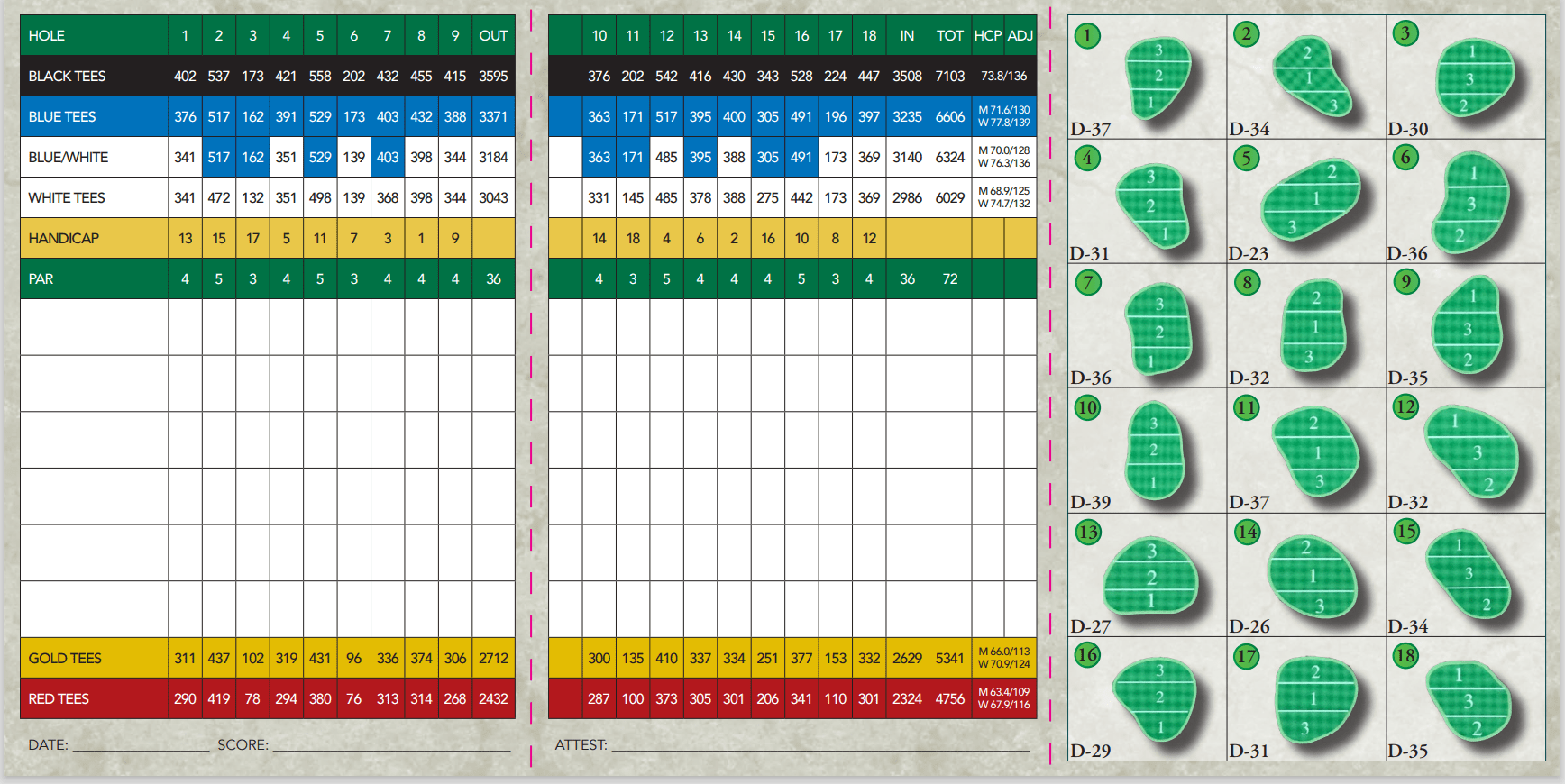 Course Details - Cumberland Trail Golf Club